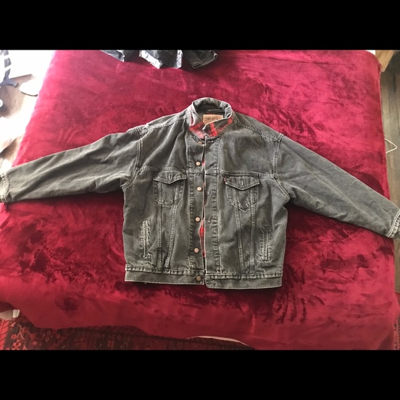 Levi's | Jackets & Coats | Vintage Usa Made Levis Flannel Lined Denim ...